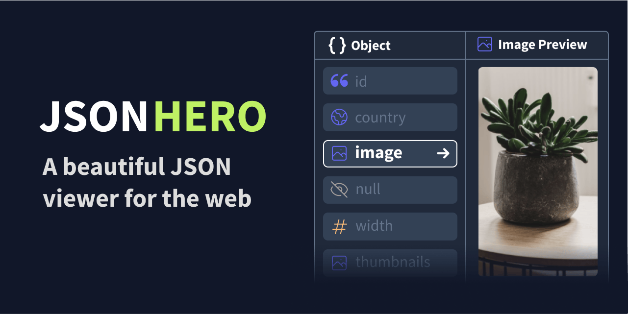 JSON Hero - a beautiful JSON viewer for the web